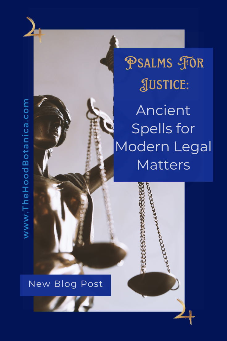 Psalms for Justice: Ancient Spells for Modern Legal Matters – The Hood ...