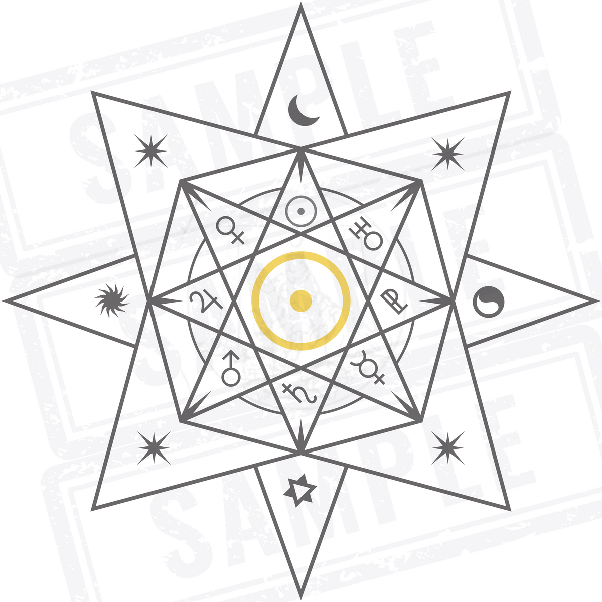 Solar/ Sun Sigil Post-it® Note Pads (2 Sizes) – The Hood Botanica